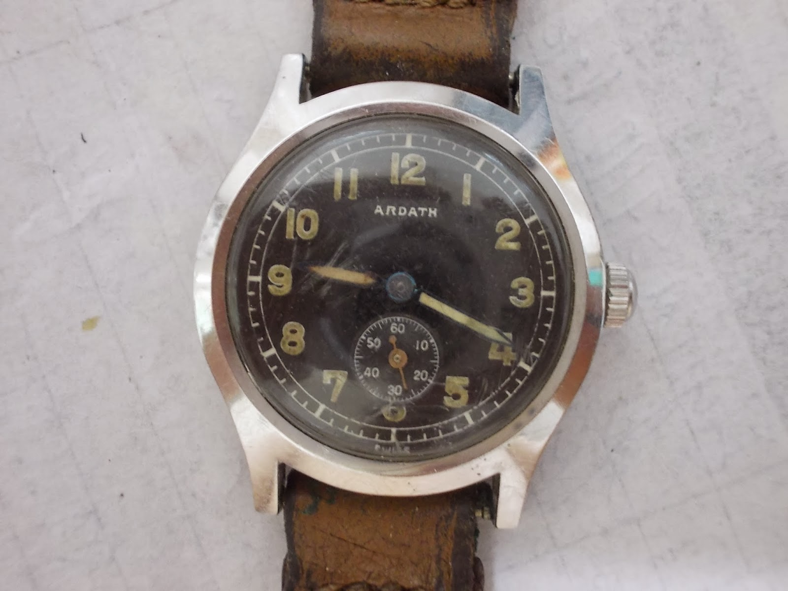 vintage watches: Ardath military RM380
