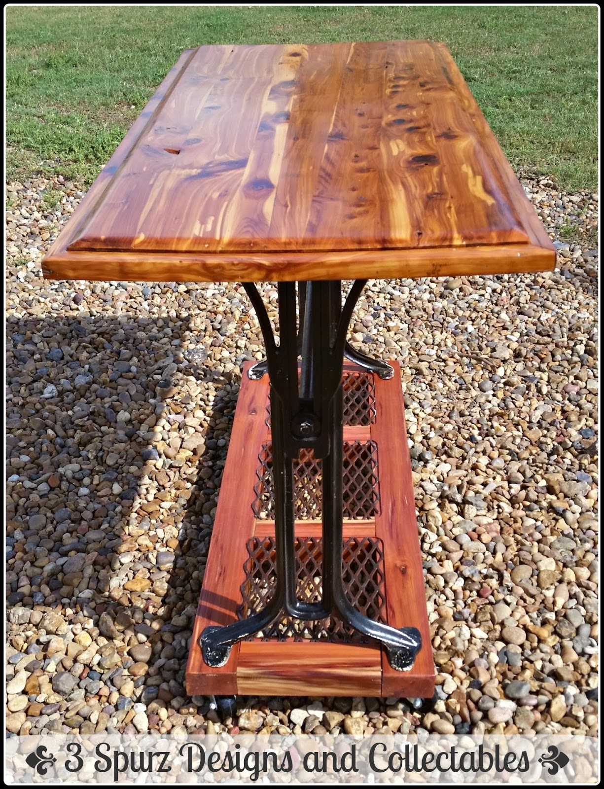 3 Spurz DandC Repurposed /Refurbished Creations!!: Cedar console table ...