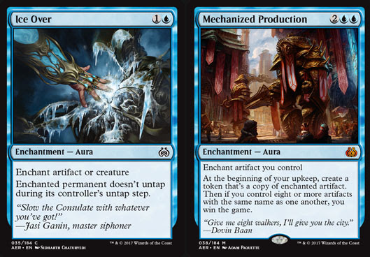 Magic the Gathering Adventures: Aether Revolt Review: Blue