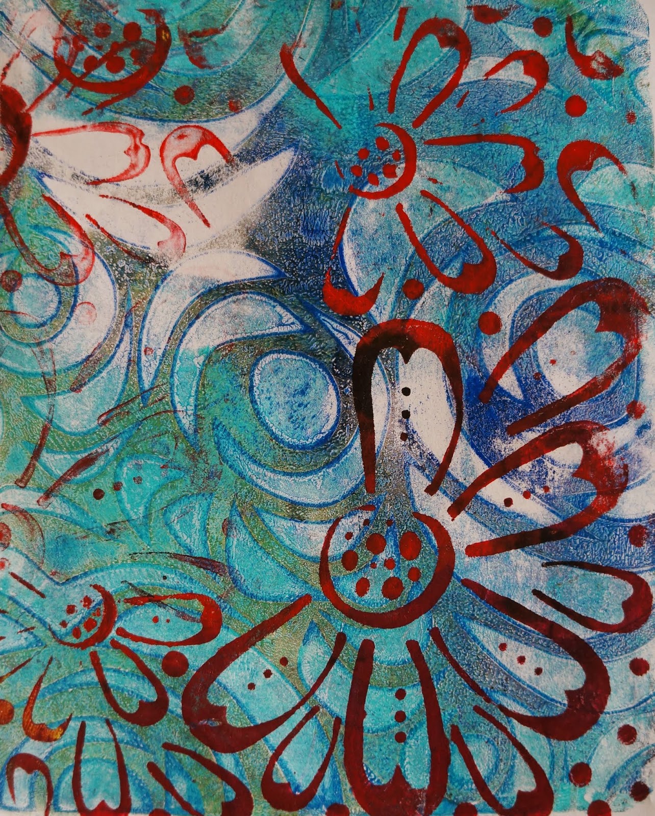 Ginger Wilson: Julie Fei-Fan Balzer Painted and Printed Papers class