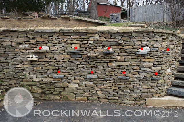 ROCKIN WALLS: How To - Tie Rocks / Through - Stones