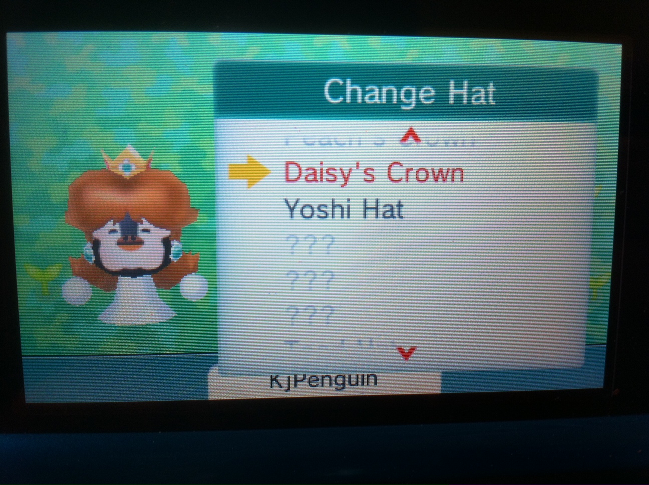 Video Game Screenshots: Hats Unlocked in Find Mii II