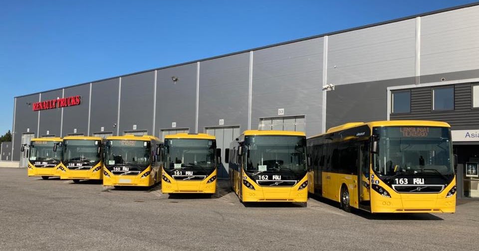 Nuevos autobuses Volvo para Föli, Finlandia