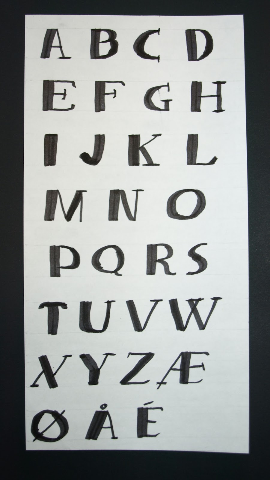 1DHD sin Design og håndverksblogg: SKRIFT