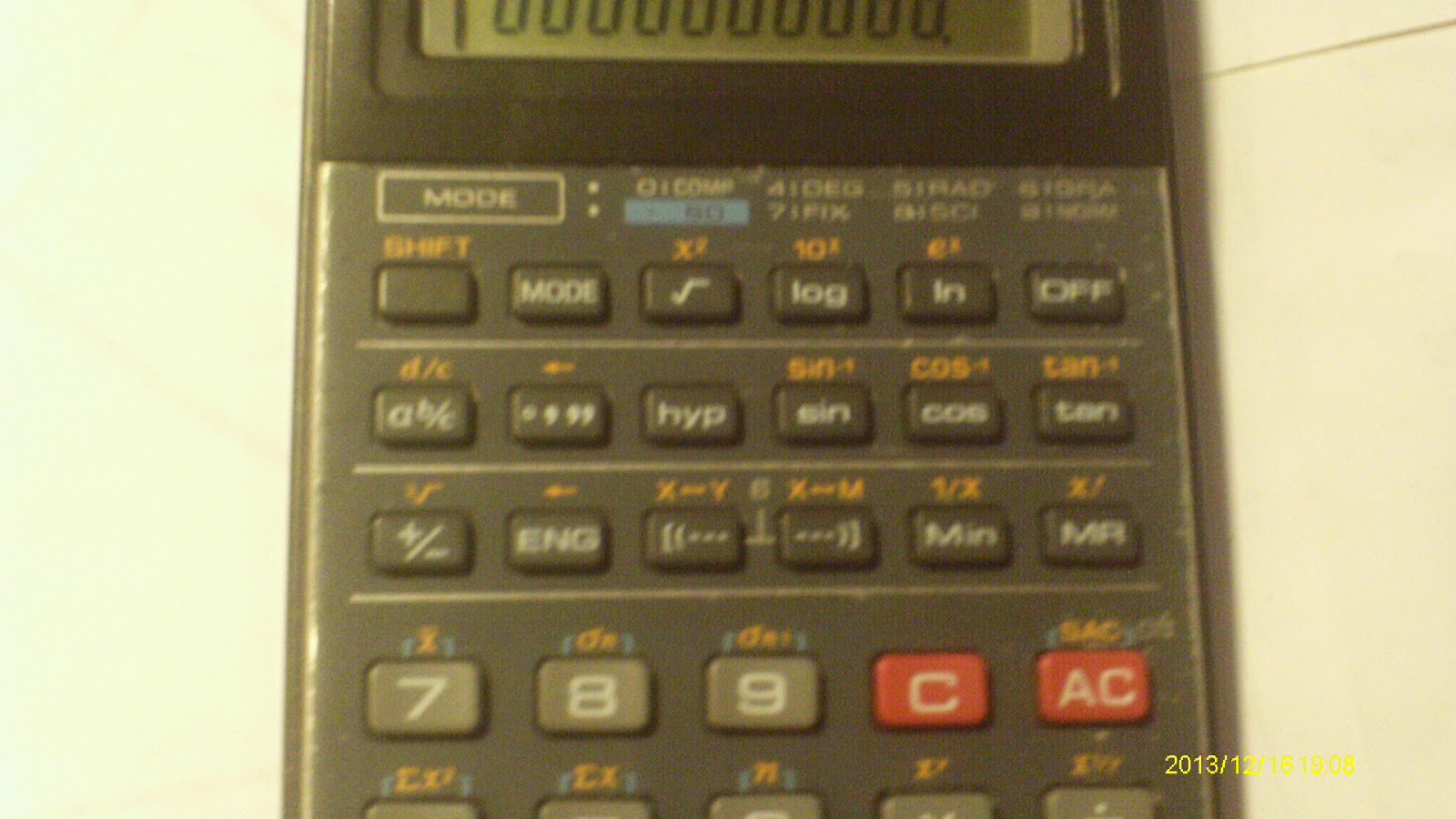 SECOND HAND STORE: Calculadora Cientifica Casio FX-82Super Fraction ...