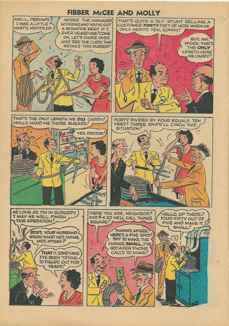 BOOKSTEVE'S LIBRARY: Fibber McGee and Molly Comics-1949