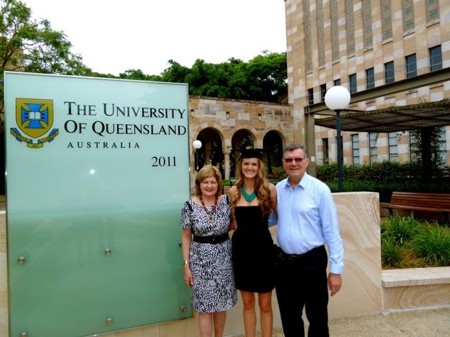Kelli's Year in Brisbane, Australia: UQ Graduation