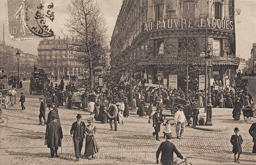Commerces-Immarcescibles: Au pauvre Jacques - place de la République ...