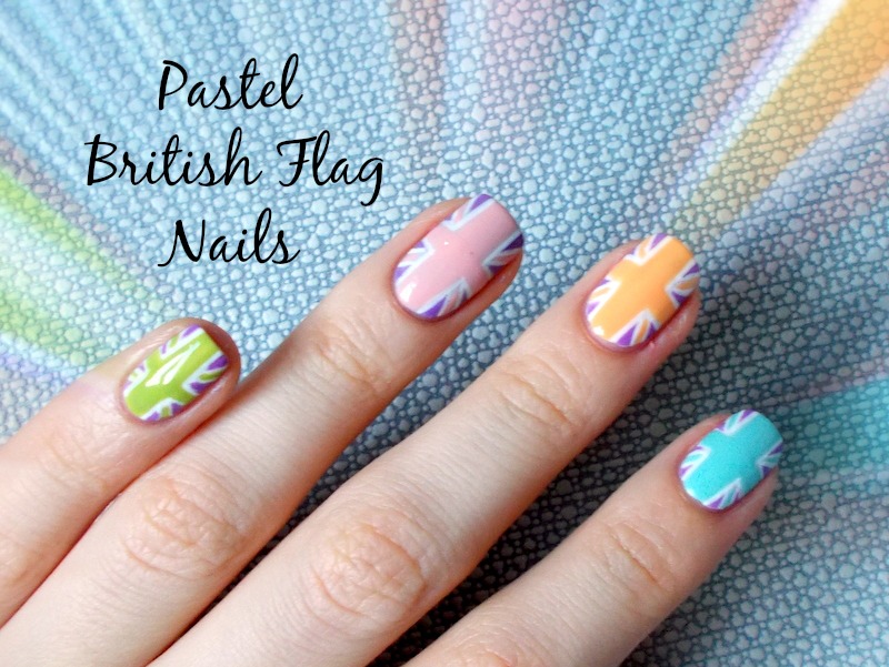 Pastel British Flag Nails - Mroofa