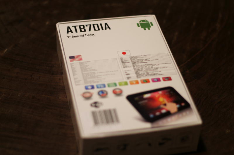 7インチ中華タブレットKEIAN Android Tablet ATB701A