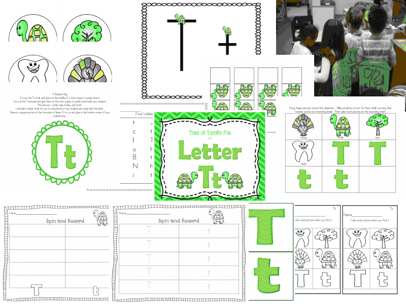Sprinkles to Kindergarten!: T-t-t-t-terrific Letter Tt!