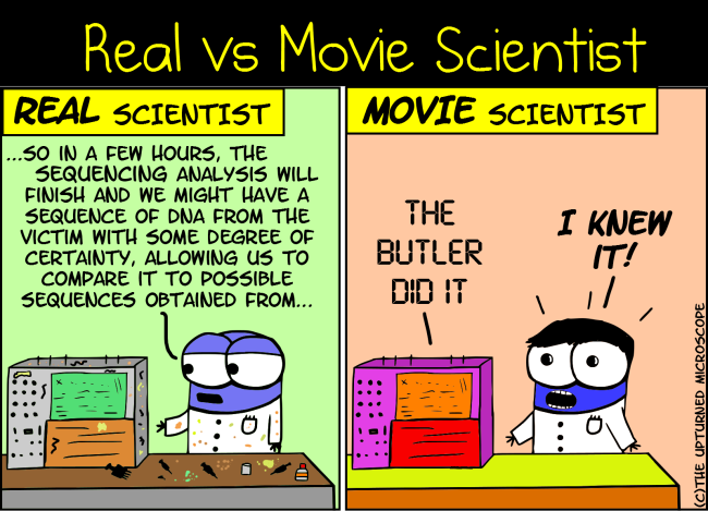 Real Scientist vs. Movie Scientist ~ Science Storiented