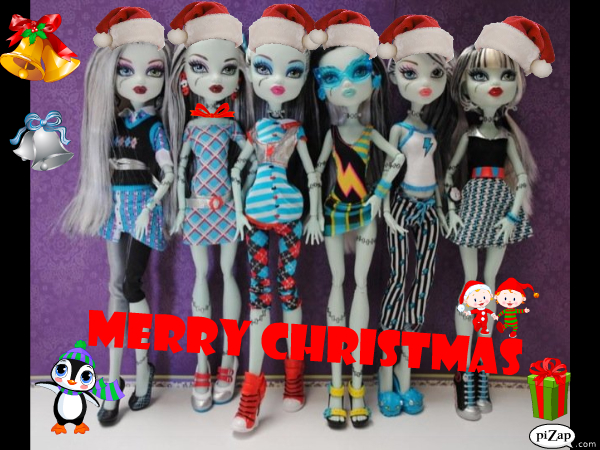 la vida de las monster high: navidad