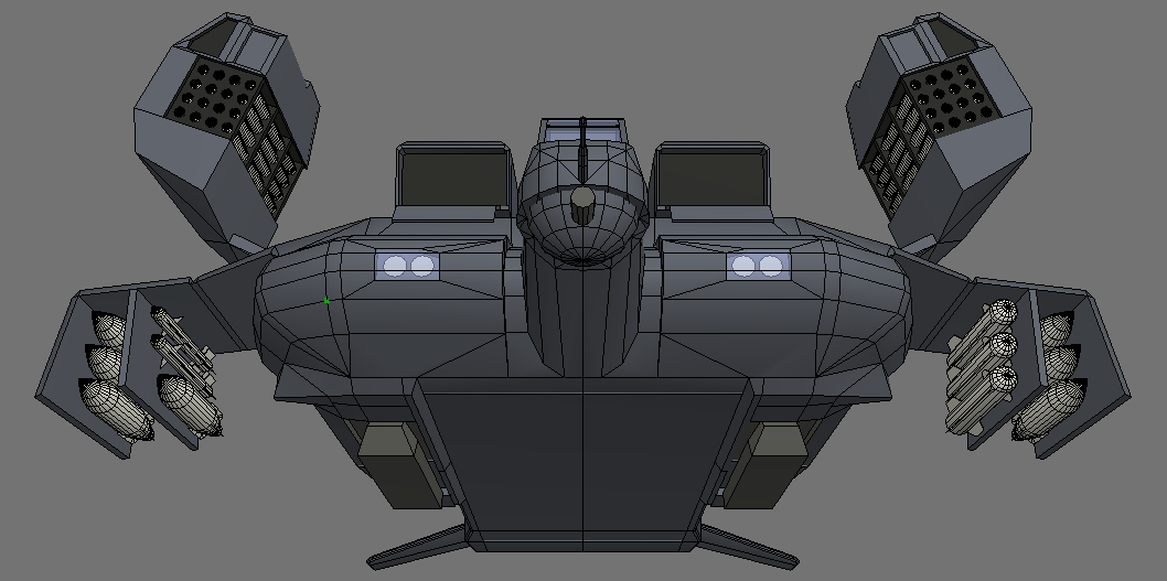 Desktopsimmer's 3D Models: Aliens UD-4L "Cheyenne" Dropship - Weapons ...