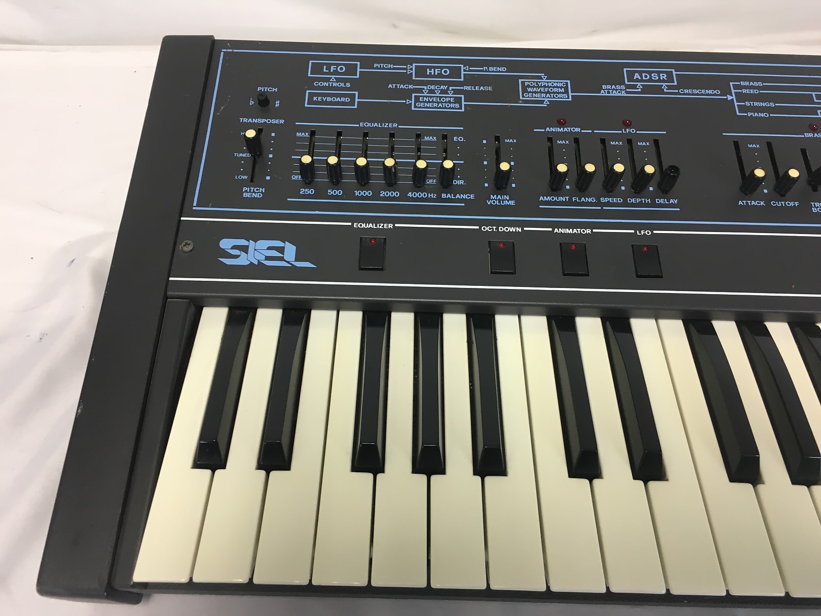 MATRIXSYNTH: Siel OR 400 Brass, Piano, Reed, Strings Synthesizer