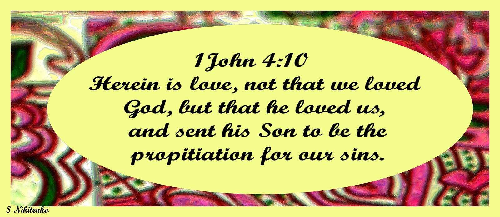 I John 4 10