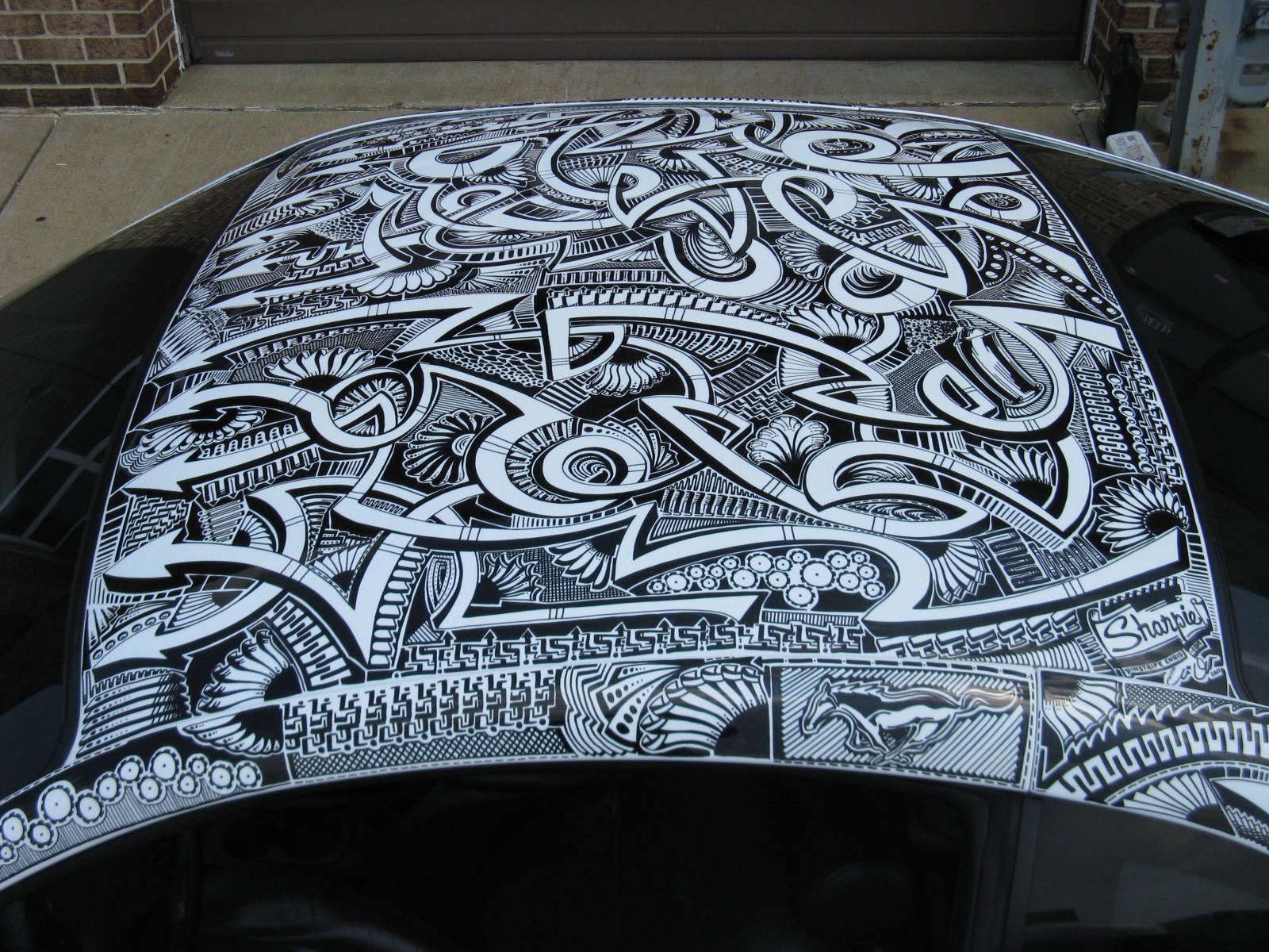 Pinstripe Chris: The Sharpie Mustang part 7 FINISHED!!!