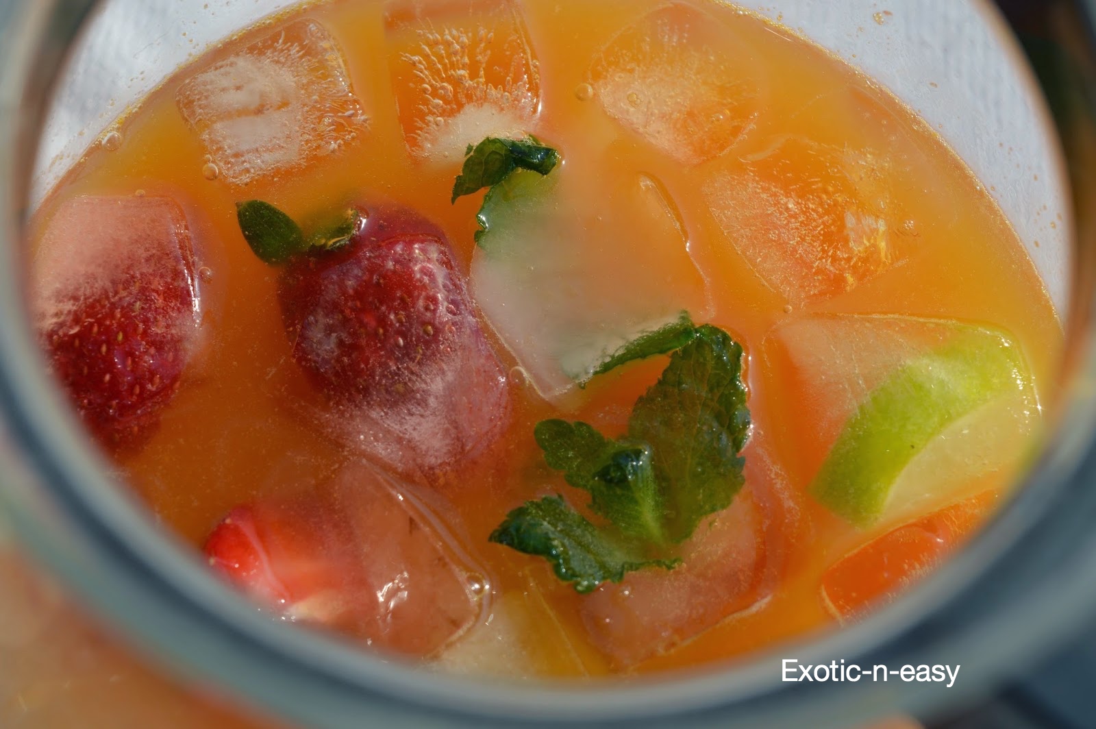 exotic-n-easy cooking: Fruity Ice-Tea