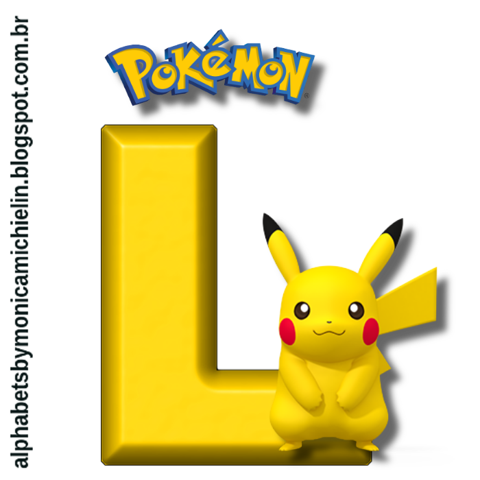 M. Michielin Alphabets: #POKEMON ALPHABET PNG