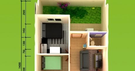 Terpopuler 45 Gambar Rumah Minimalis Luas Tanah 50 Meter Motif Minimalis