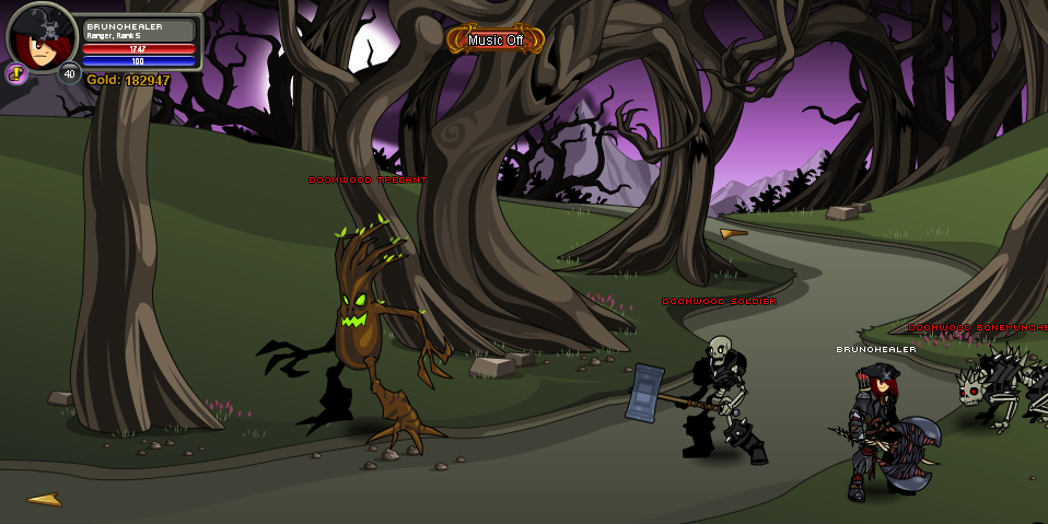 AQW News Brasil: Tutorial: DoomWood Forest