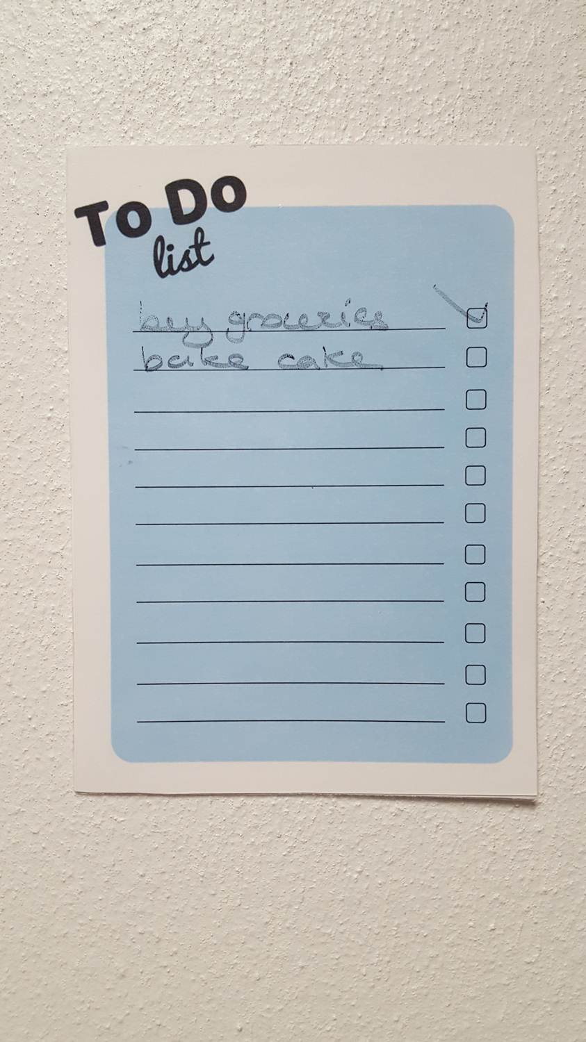 DIY dry erase to-do lists |Keeping it Real