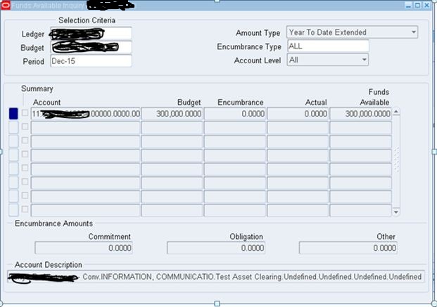 Oracle Financials: Budget at Summary Account Level/Budget at parent ...