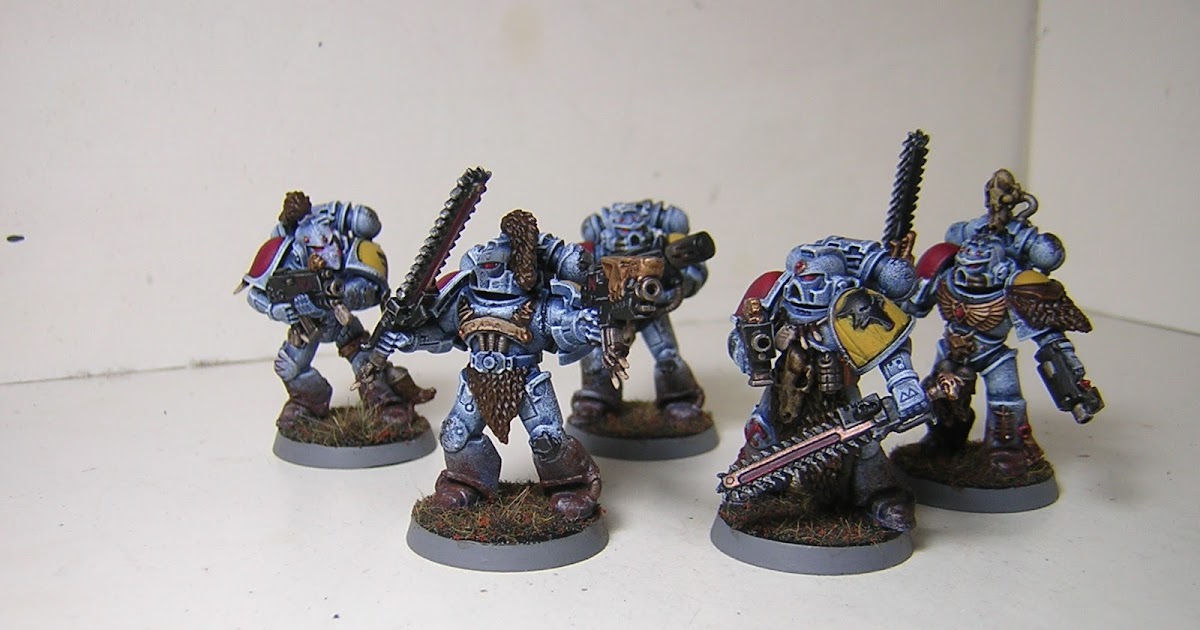 Warhammer 40k Orks (and more): First Grey Hunters complete!