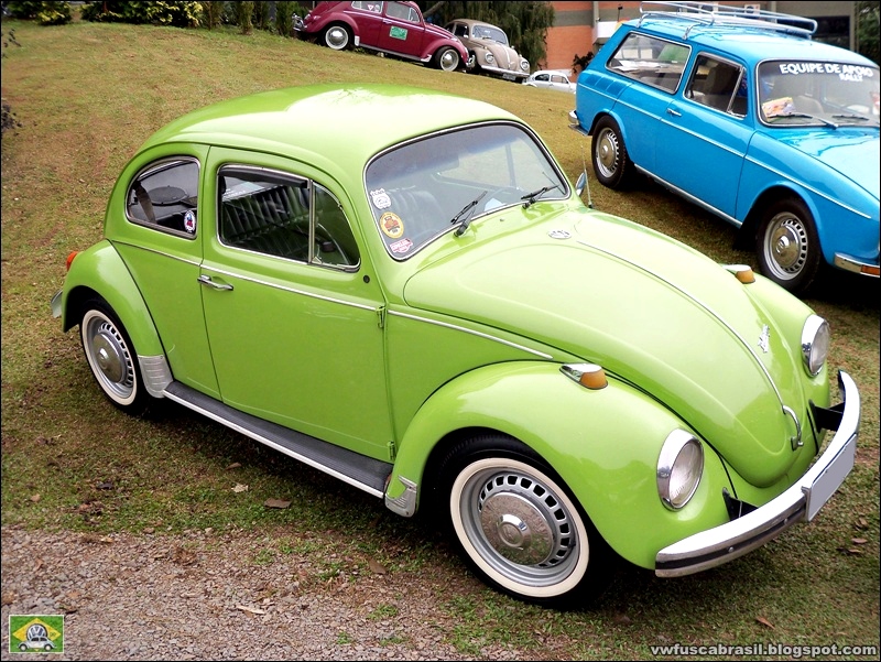 VW Fusca Brasil: Cores - Verde Hippie