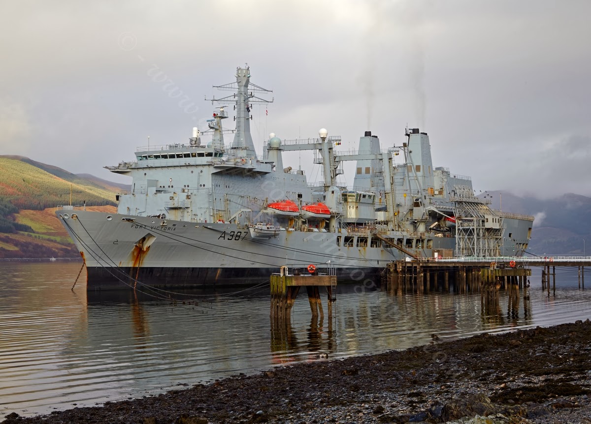 Dougie Coull Photography: RFA 'Fort Victoria' - Loch Striven