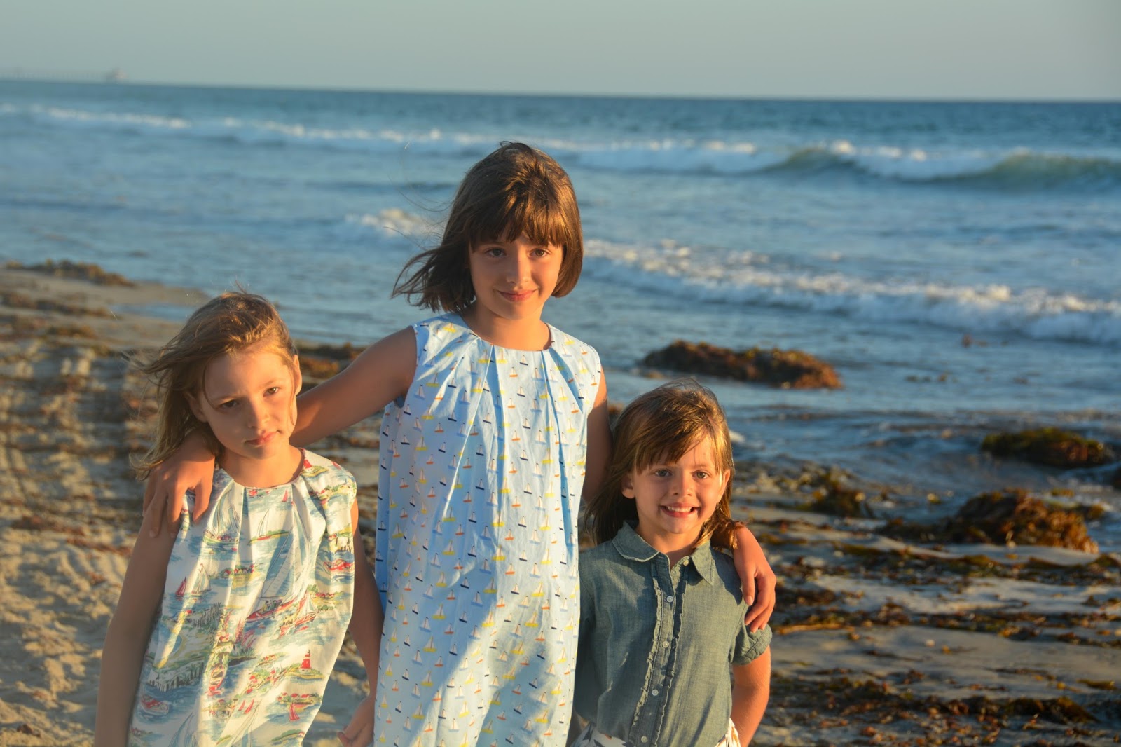 Aesthetic Nest: Sewing: Nautical Dresses and a Pretty Piped Skirt ...