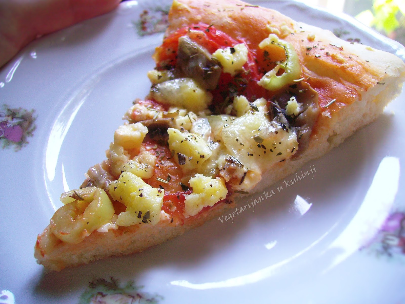 Testo za picu + vegetarijanski nadev