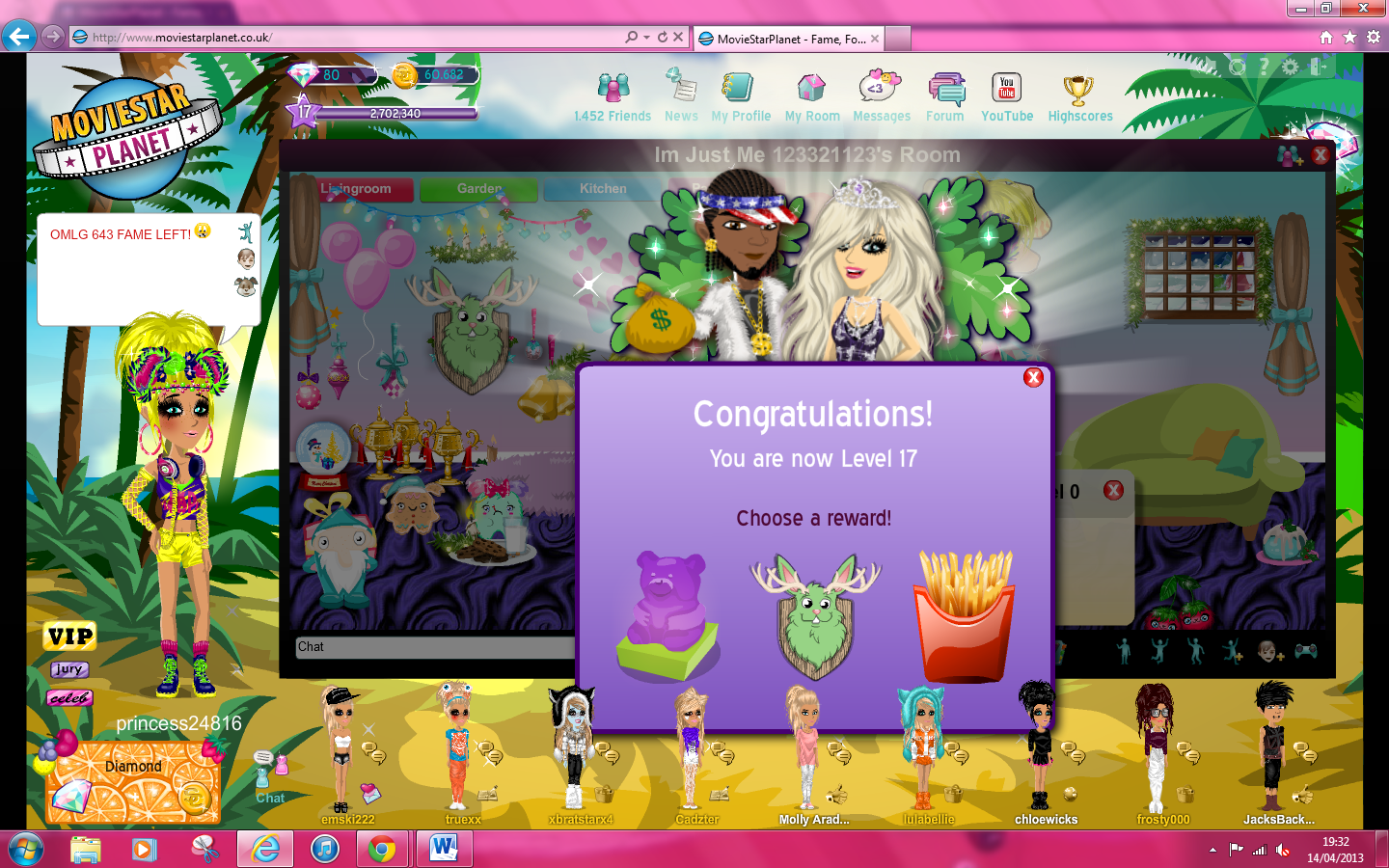 Princess24816's MSP Blog ♥: LEVEL 17 AND TY EMSKI