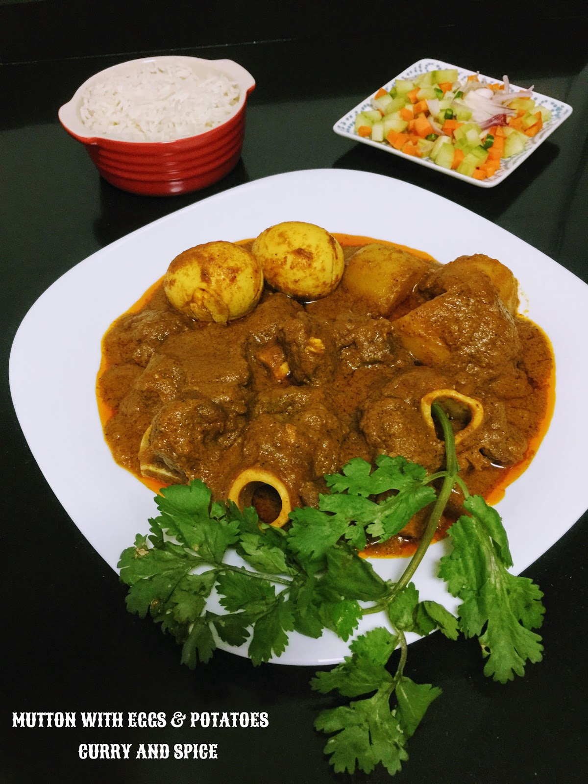 CURRY AND SPICE: MUTTON WITH EGGS & POTATOES