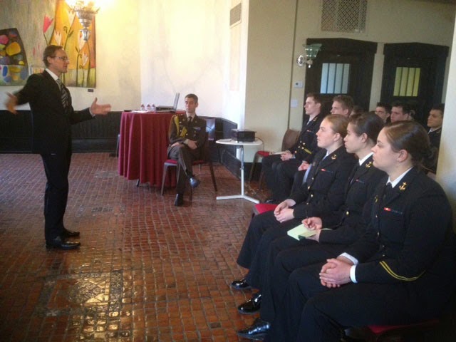 The Trident: Mids Visit Latvian Embassy in Washington, D.C.