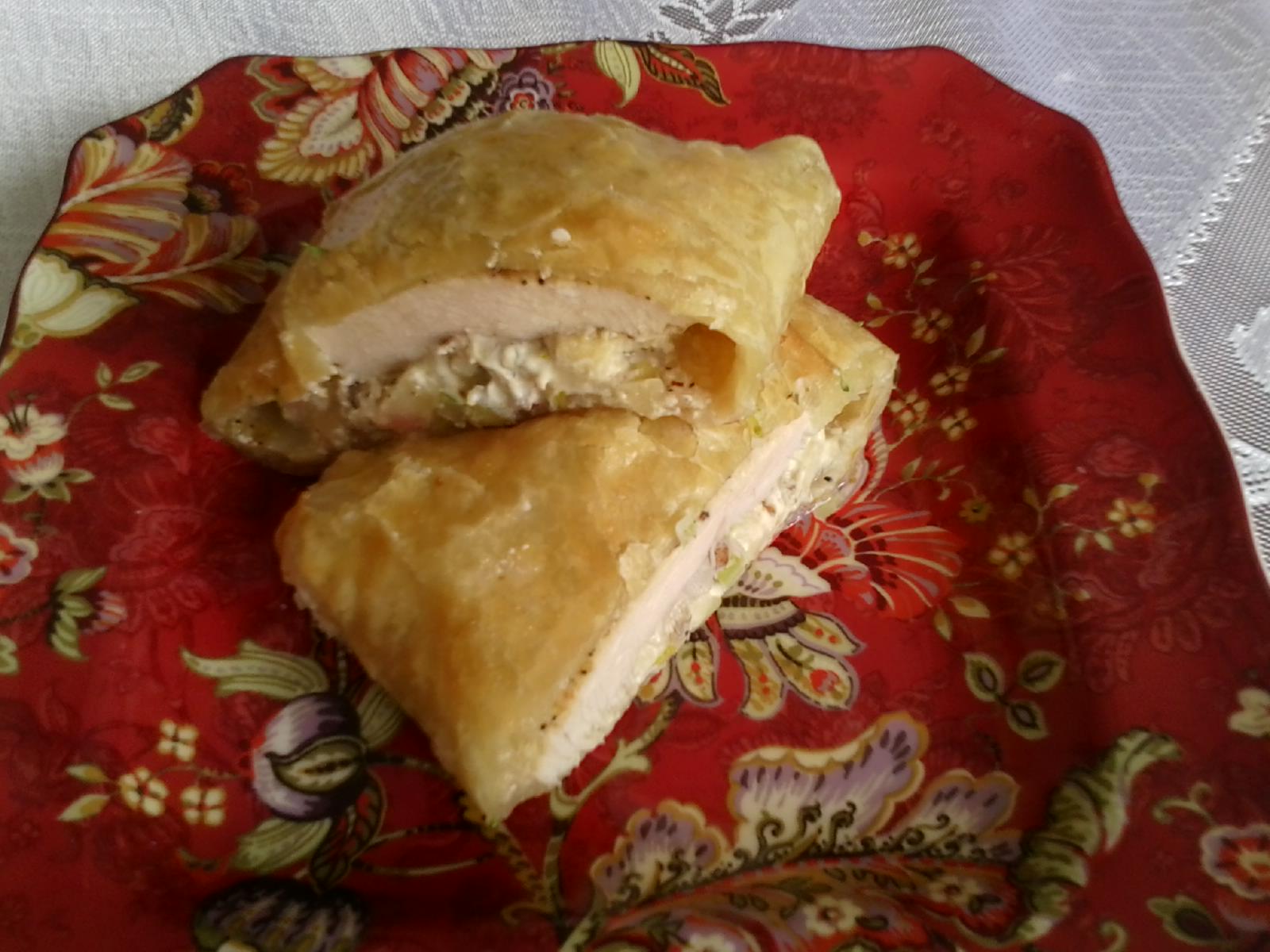 Barefoot in the Kitchen: Waldorf Chicken Wellington