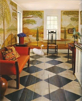 Eye For Design: Decorate With Primitive Colonial Murals