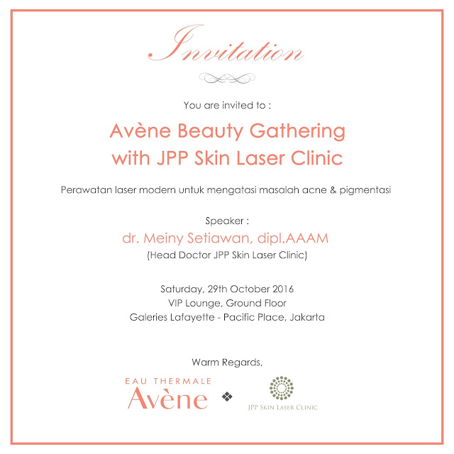 Event Report Beauty Gathering Avène Indonesia dan JPP Skin Laser Clinic ...