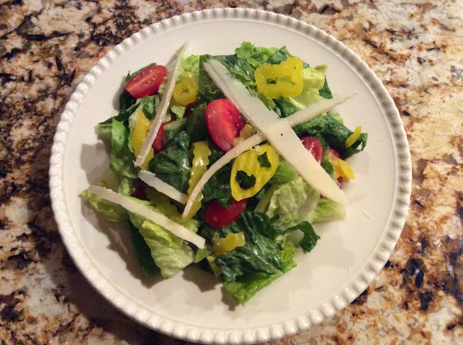 What's Cooking at the Bullmann's: Banana Pepper Cesar Salad