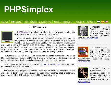 OPTIMIZACIÓN DE PROCESOS: PHPSimplex