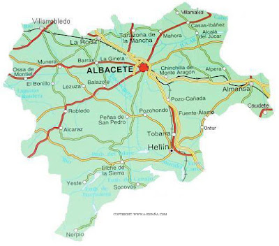 El Paisaje de Albacete: LOCALIZACIÓN GEOGRÁFICA