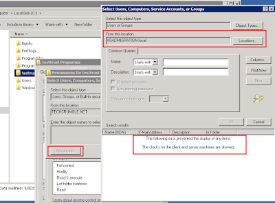 Troubleshooting: "The following error prevented the display of any ...