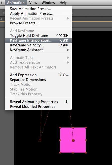 DESIGN PRACTICE: After Effects Workshop 3 - Keyframe Interpolation ...