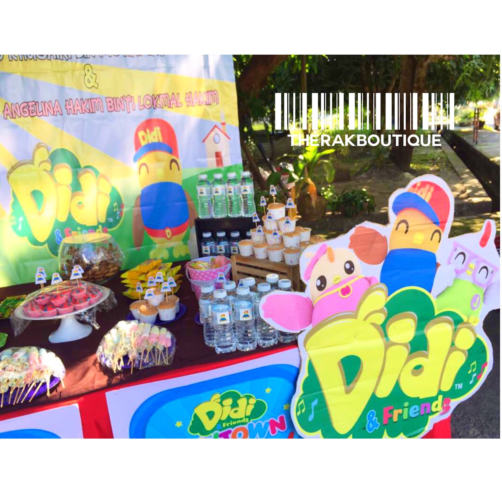 The Rak Boutique: CANDY BUFFET (AQIQAH):16.12.2017 - DIDI AND FRIENDS THEME