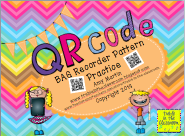 Treble in the Classroom: QR Code BAG Recorder Pattern Practice