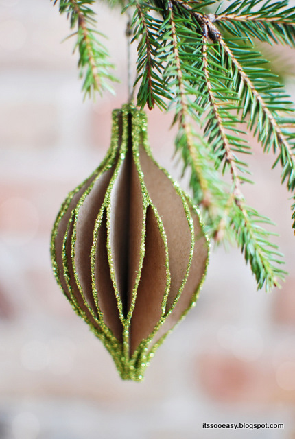 It's so easy DIY blog: DIY - jak zrobić papierowe bombki