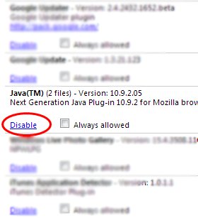 Expanding horizons bit by bit... : Disable Java to protect your computer