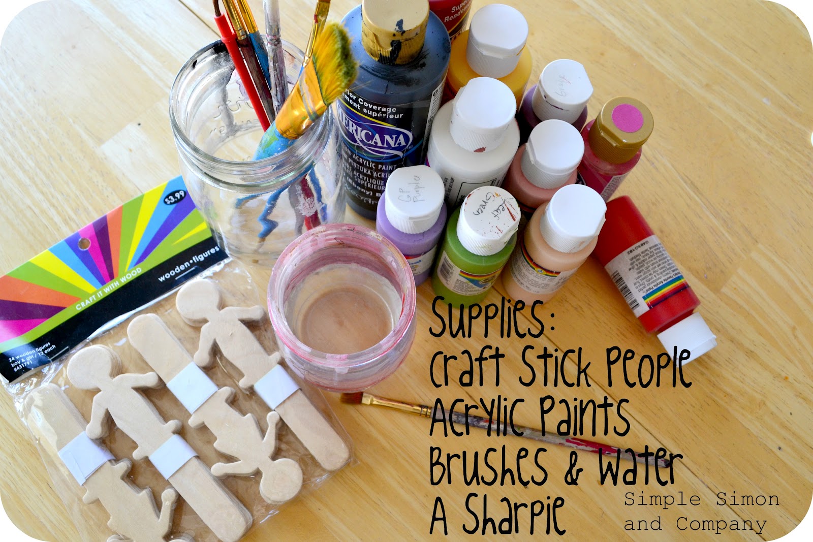 Craft Stick Puppets-Perfect for Something On a Stick Day - Simple Simon ...