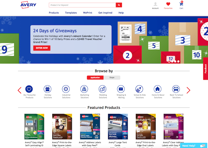 Create With Mom: Avery Labels for holiday shipping and mailing season