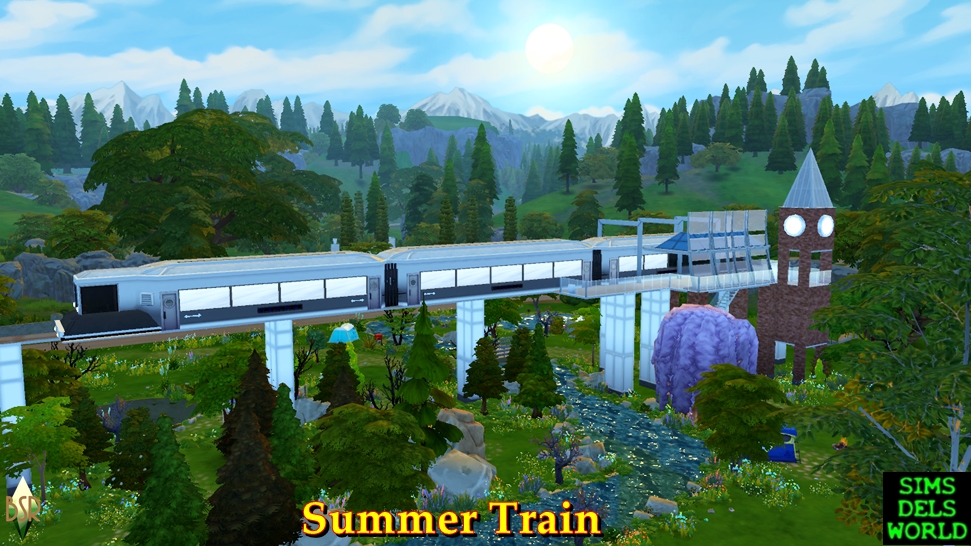 SimsDelsWorld: The Sims 4 : Summer Train